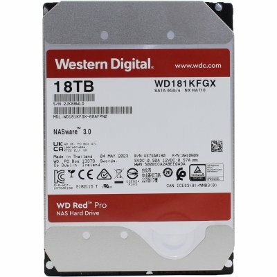 Жесткий диск Red Pro 18Tb WD181KFGX