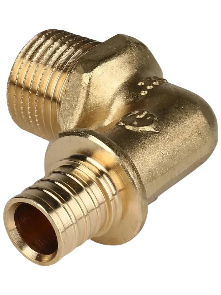 Угольник STOUT с наружной резьбой 16x R 1/2 для сшитого полиэтилена аксиальный фитинг