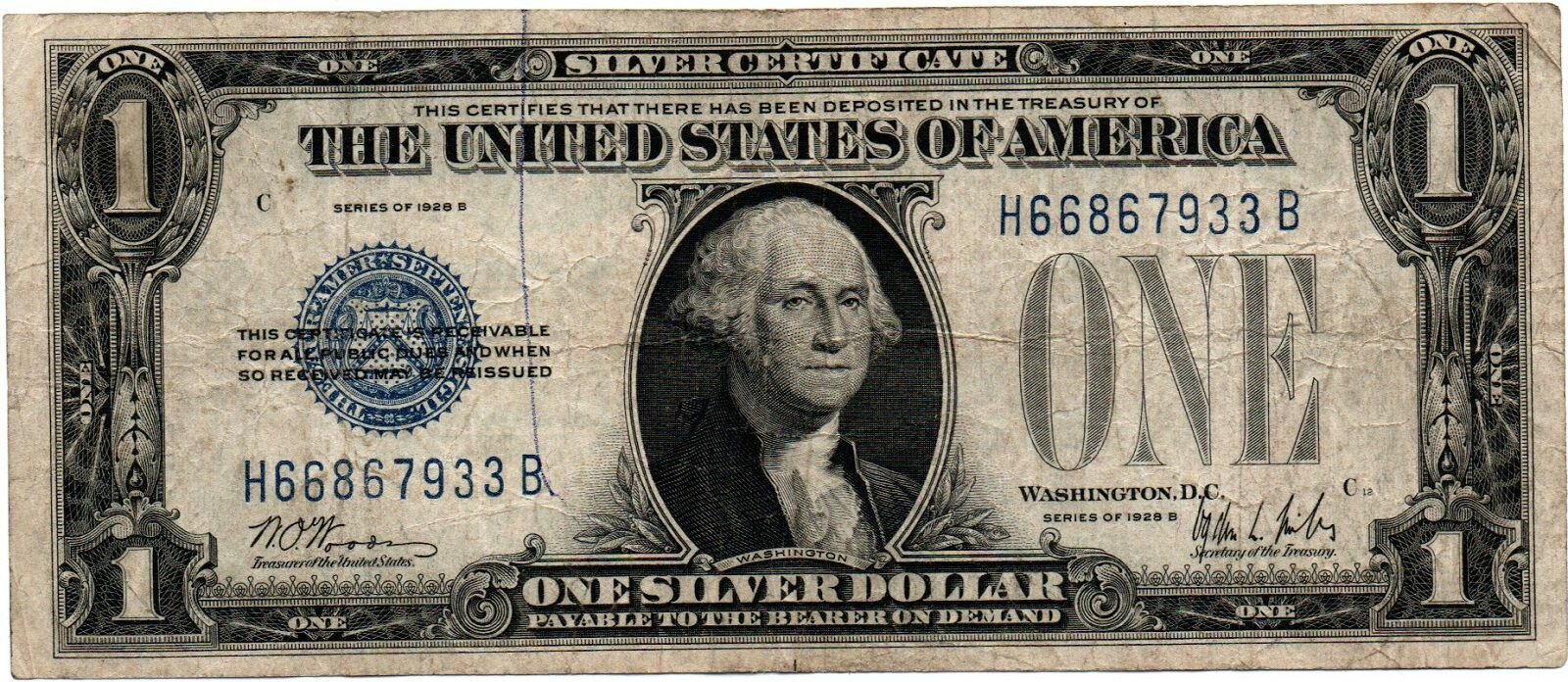 Доллар 1928 год США