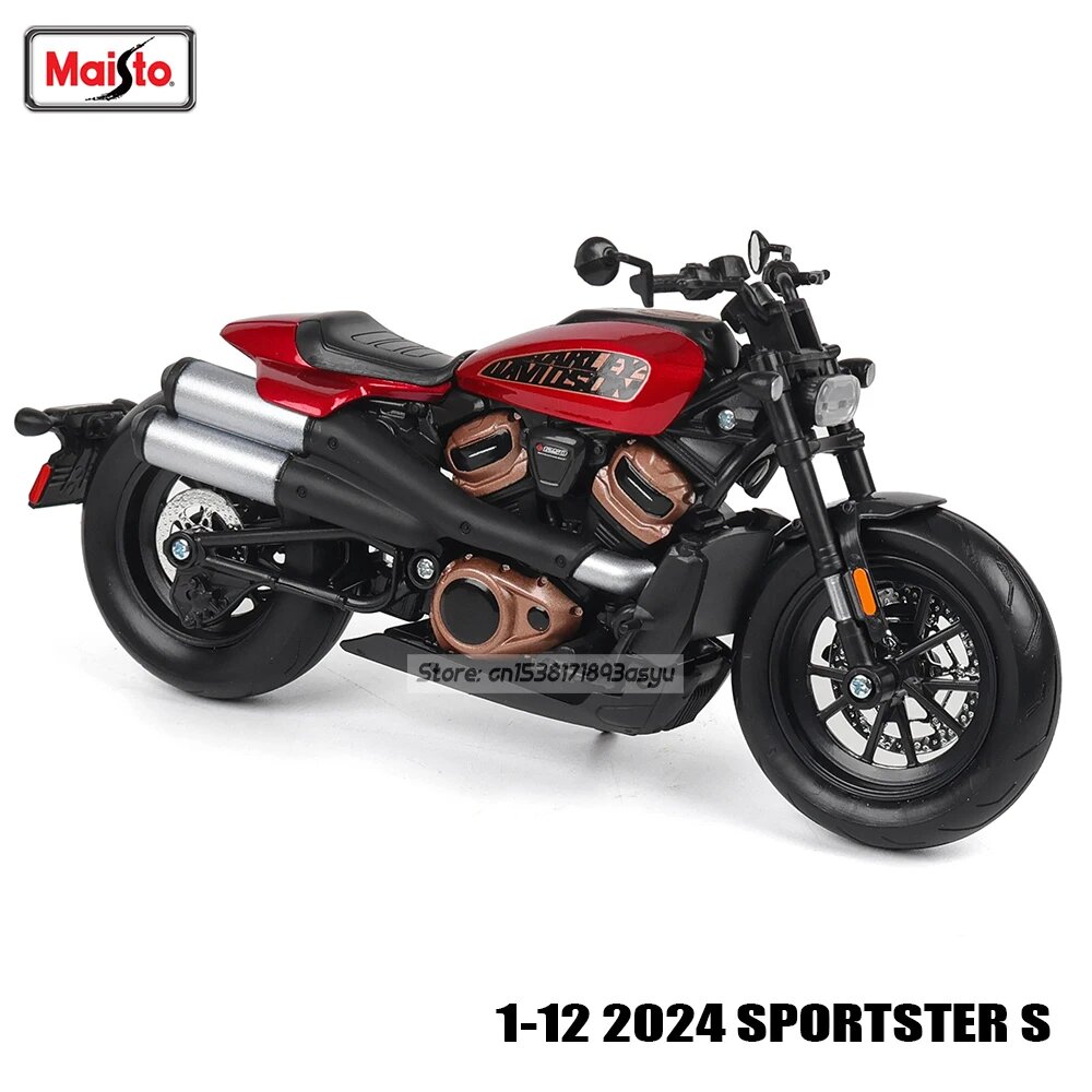 Maisto 1:12 мотоцикл Harley Davidson