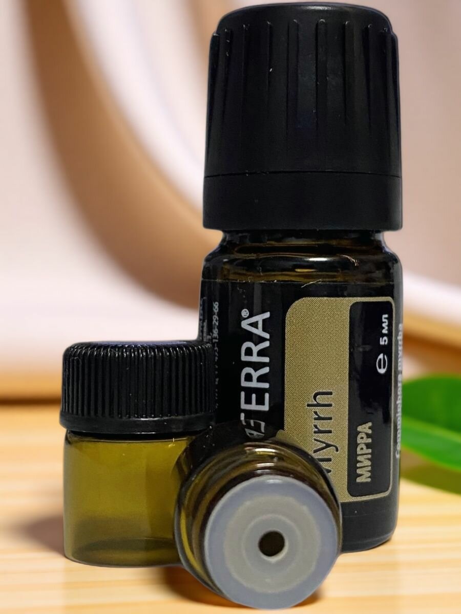 Натуральное Эфирное масло Мирра, Myrrh, производство США, 1 мл Пробник