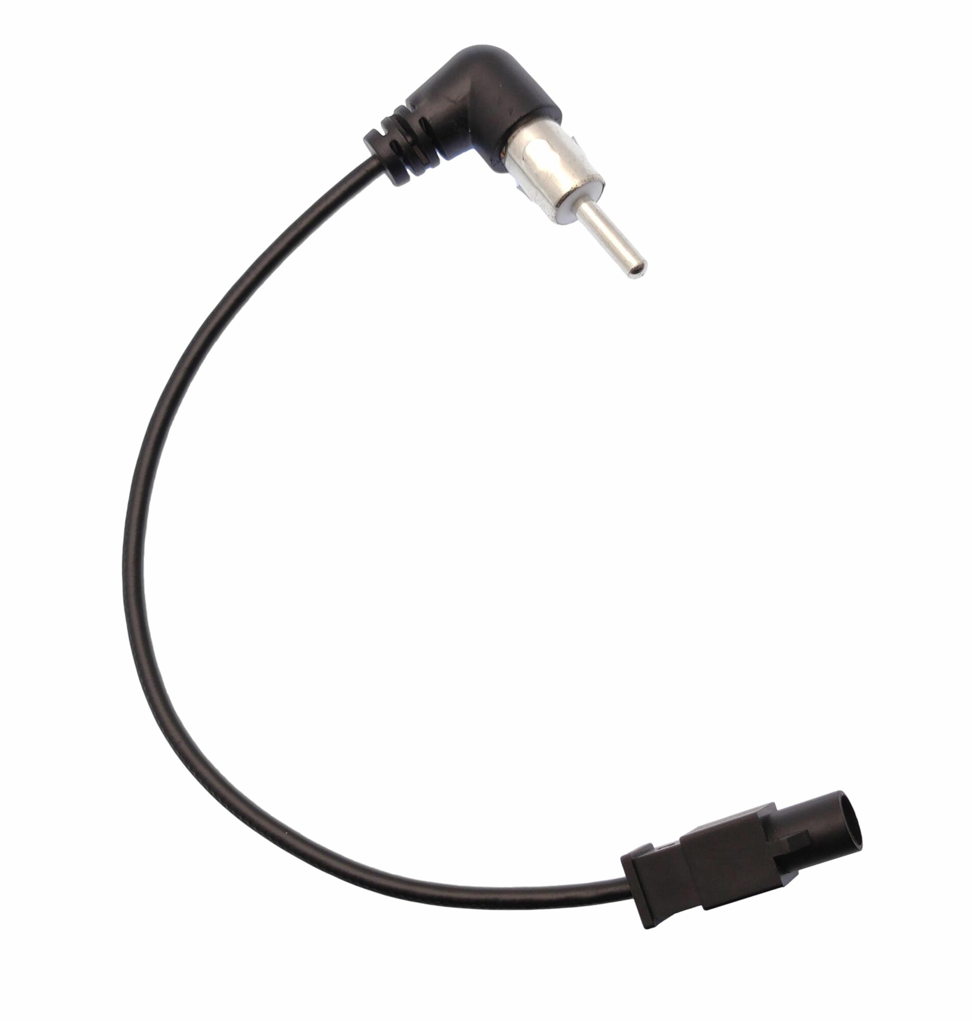 ISO-переходник на антенну для Volkswagen, Opel, Skoda, BMW, Fiat, Seat, Renault длинный угловой (без питания)