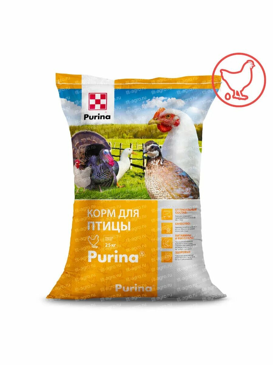 Бмвк 15% для яичной птицы "Универсальный" Purina, 25кг