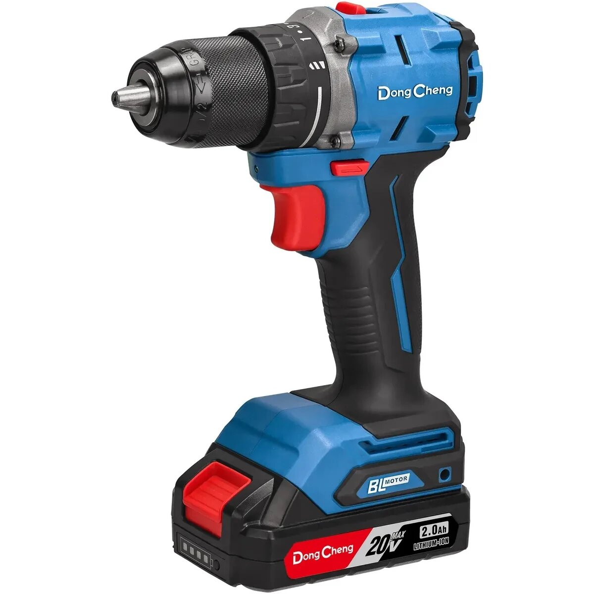 DCJZ2060(TYPE AM) / Дрель-шуруповерт DONGCHENG DCJZ2060, 2Ач, с двумя аккумуляторами (dcjz2060(type