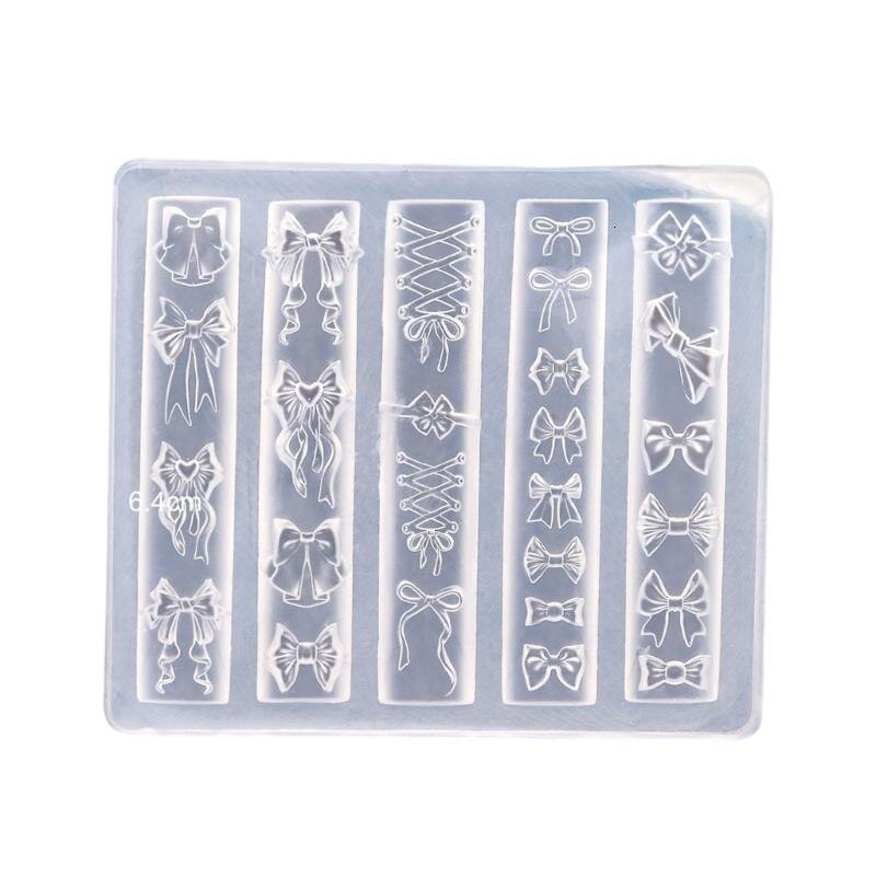 Многофункциональная форма для ногтей «Бант», Стиль 24