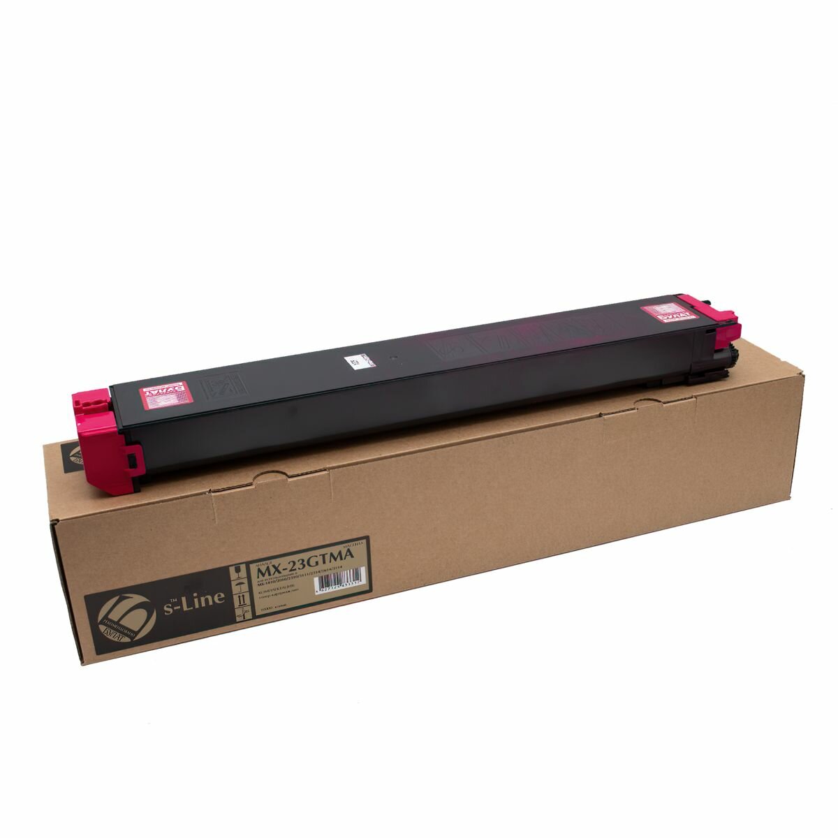 Тонер-картридж булат s-Line MX-23GTMA для Sharp MX-1810 (Пурпурный, 10000 стр.)