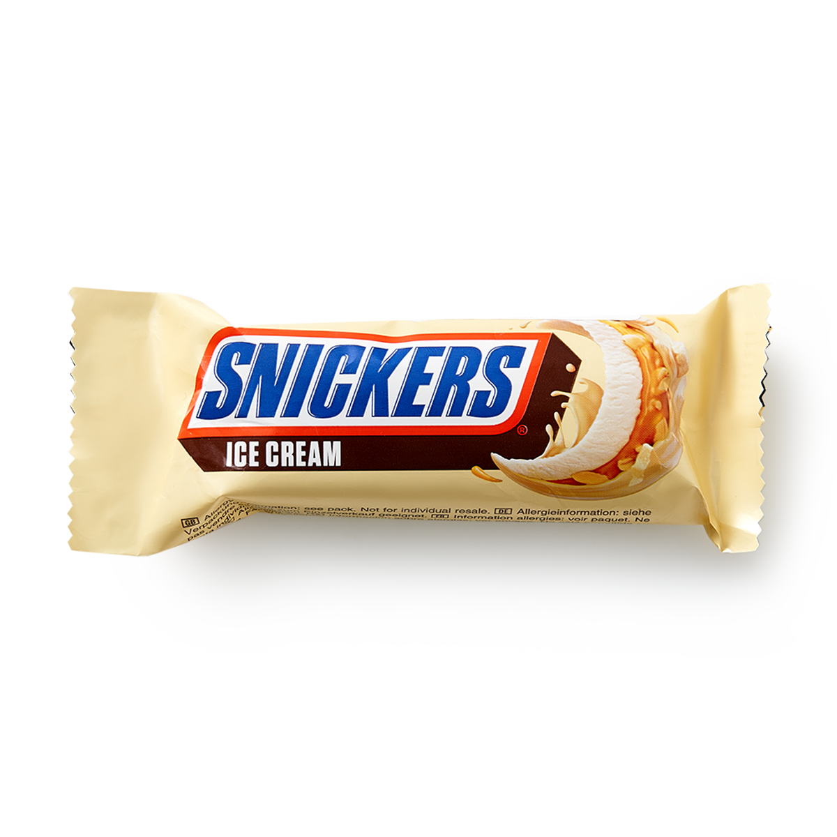 Мороженое Snickers, в глазури, ореховый вкус, 40,8 г, 1 упаковка
