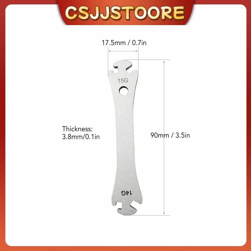 Гаечный ключ для спиц велосипеда, универсальный, инструмент для регулировки