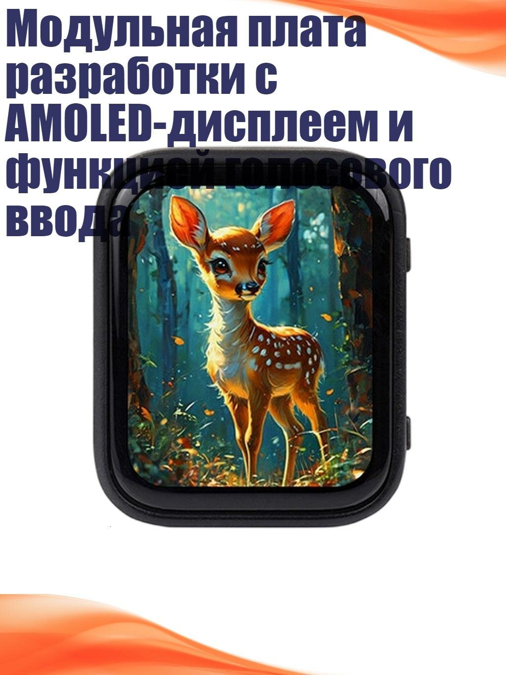 Модульная плата разработки с AMOLED-дисплеем и функцией голосового ввода, Пакет А