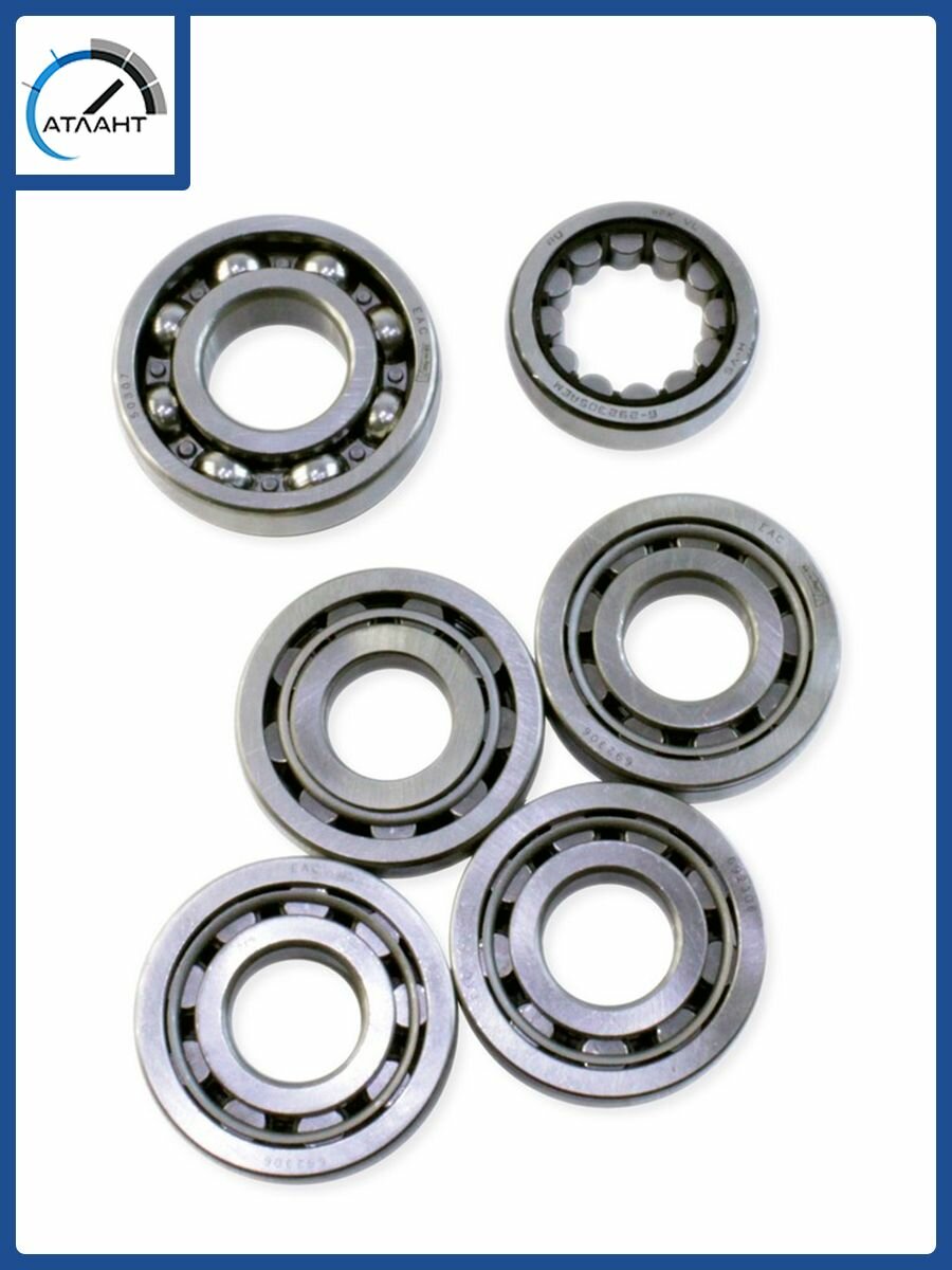 Metalpart Р/К коробки раздаточной косозубой подходит на УАЗ после 2005 г. в. (подшипники 6 шт.) (818007) арт. MP-N-038-01