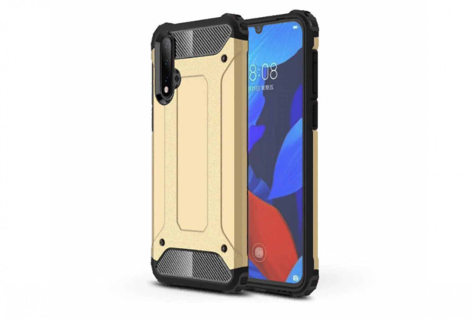 Чехол-бампер Чехол. ру для Honor 9X Pro / Huawei Y9s противоударный усиленный черный