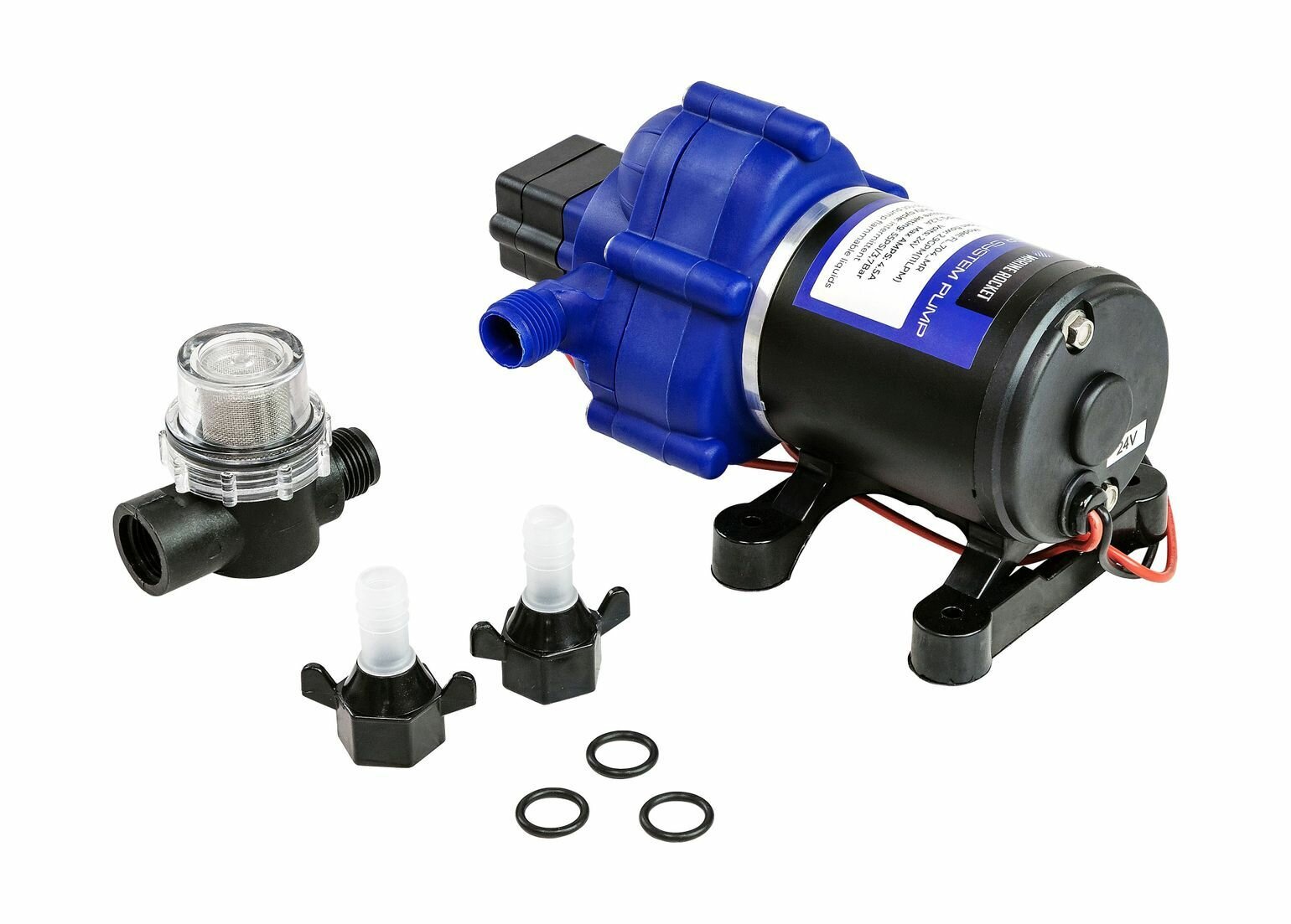 Помпа водоподающая мембранная Marine Rocket, 24 В, 11 л/мин, 3.7 бар, 4.5А