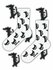 Носки SWYPE, размер 36-43, черно-фиолетовая полоска