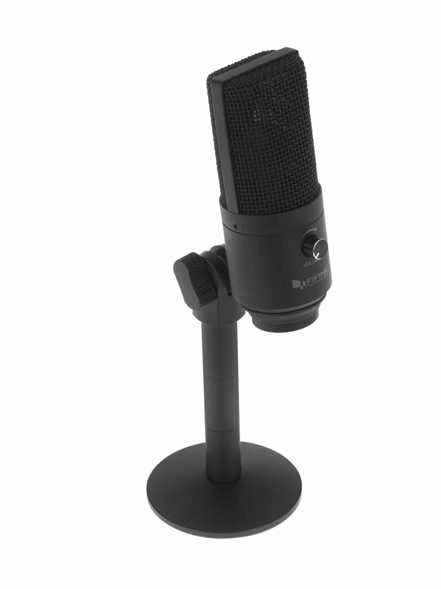 Микрофон компьютерный FIFINE K670, конденсаторный, регулируемая подставка, черный
