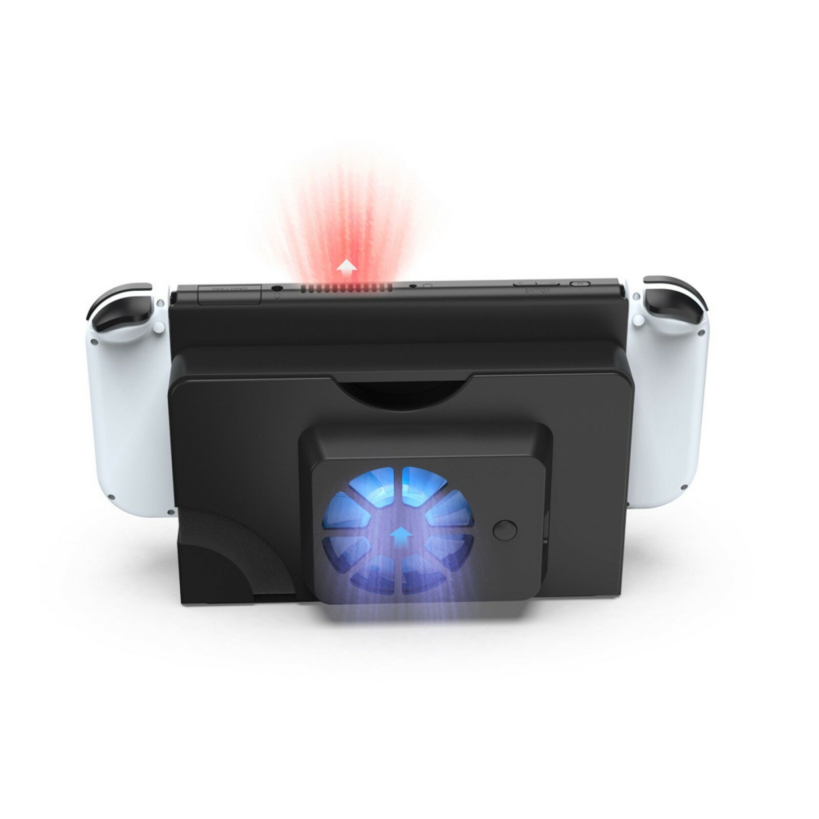 Вентилятор-кулер MyPads для Nintendo Switch с OLED LED-подсветкой, питается от консоли