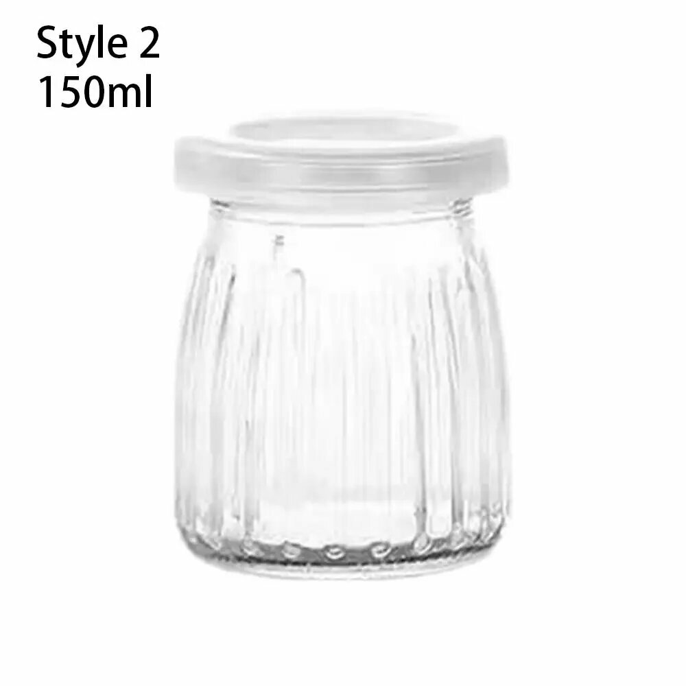 Стеклянная банка для хранения 100/150/200 мл Style 2 - 150ml