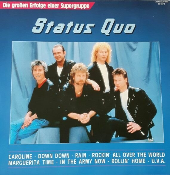 Виниловая пластинка Status Quo Germany 1989 mint-mint- (редкое состояние)