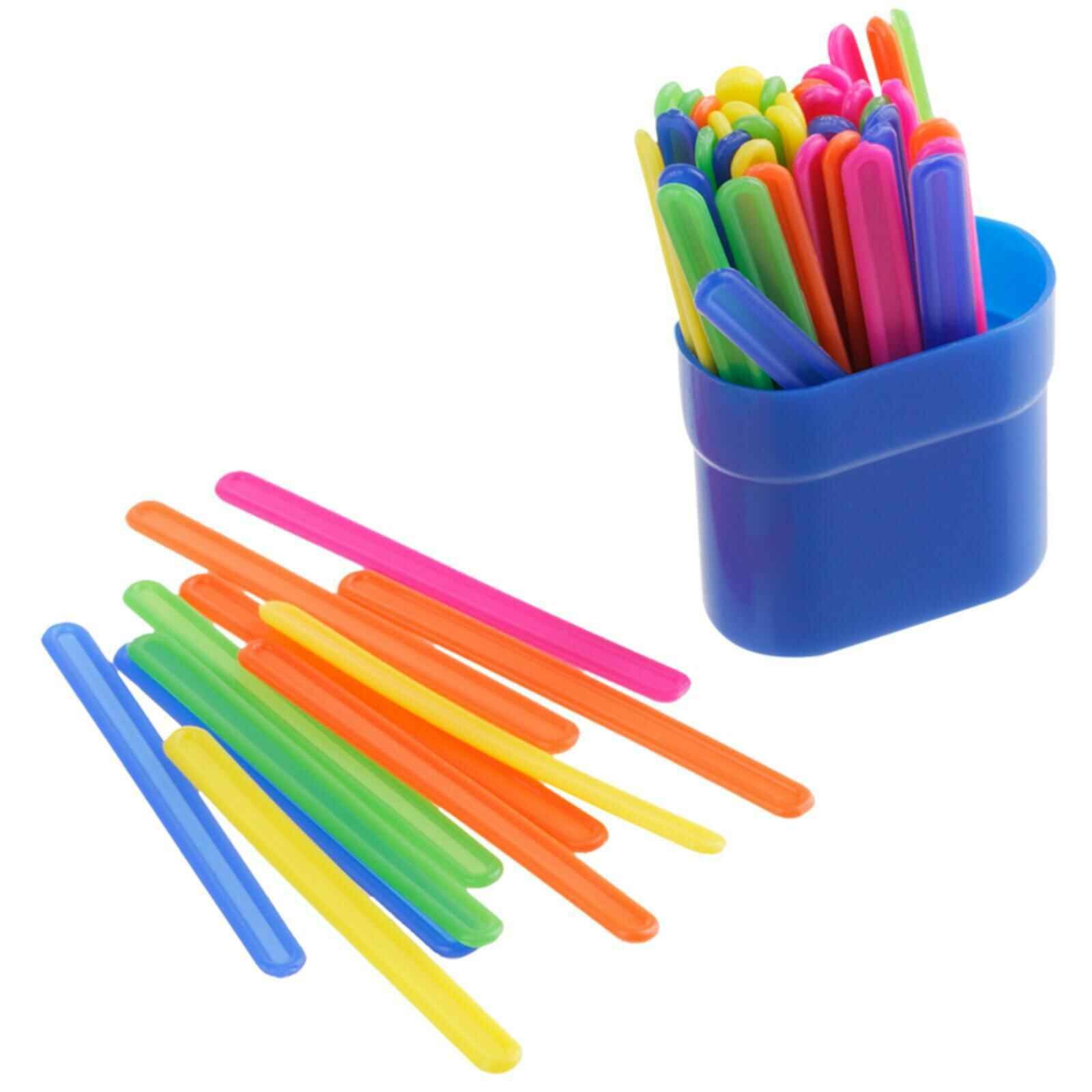 Счетные палочки "Пчелка" СПК-50, пластик, 5 цветов, в пенале