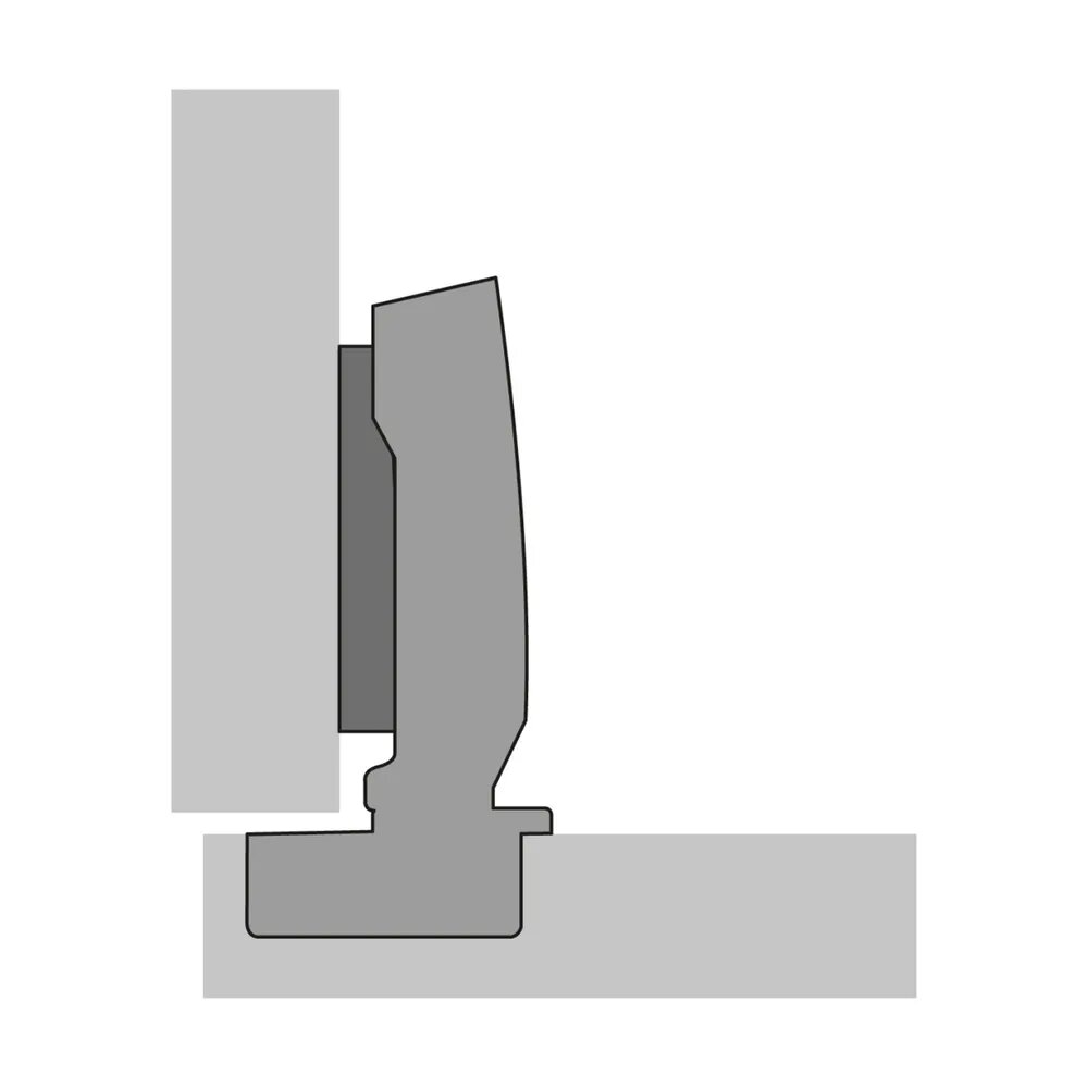 Петля мебельная Hettich SENSYS 110* 8645i накладная с доводчиком 10 комплектов для мебели — фото 1