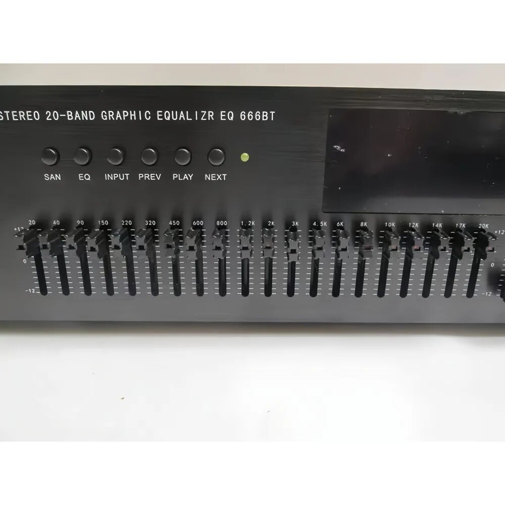 Pleardu Stereo 20-Band Graphic Equalizer EQ-688BT Микшер с USB-C портом для домашнего использования — фото 1