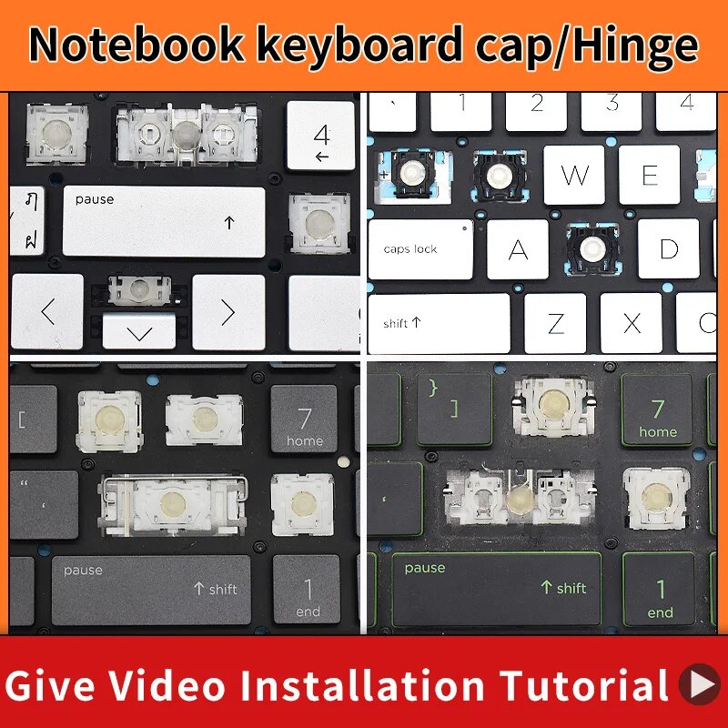 Клавиша для ноутбука HP, цвет 1, Keycap и Hinge