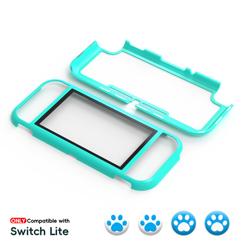 Магнитный защитный чехол для Nintendo Switch Lite, жесткий ударопрочный корпус с прозрачной защитой экрана