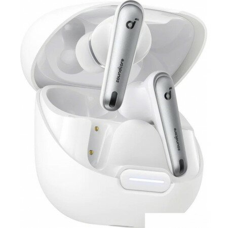 Наушники Anker Soundcore Liberty 4 NC (белый), беспроводные, Bluetooth 5.3, время работы 10 ч, активное шумоподавление
