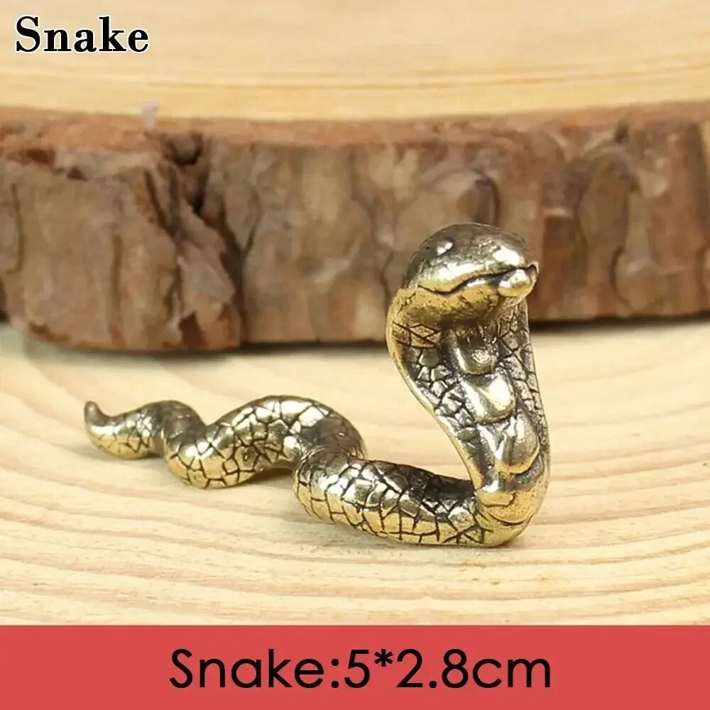 Медная фигурка змеи, 5*2.8 см, Snake, Color: Snake