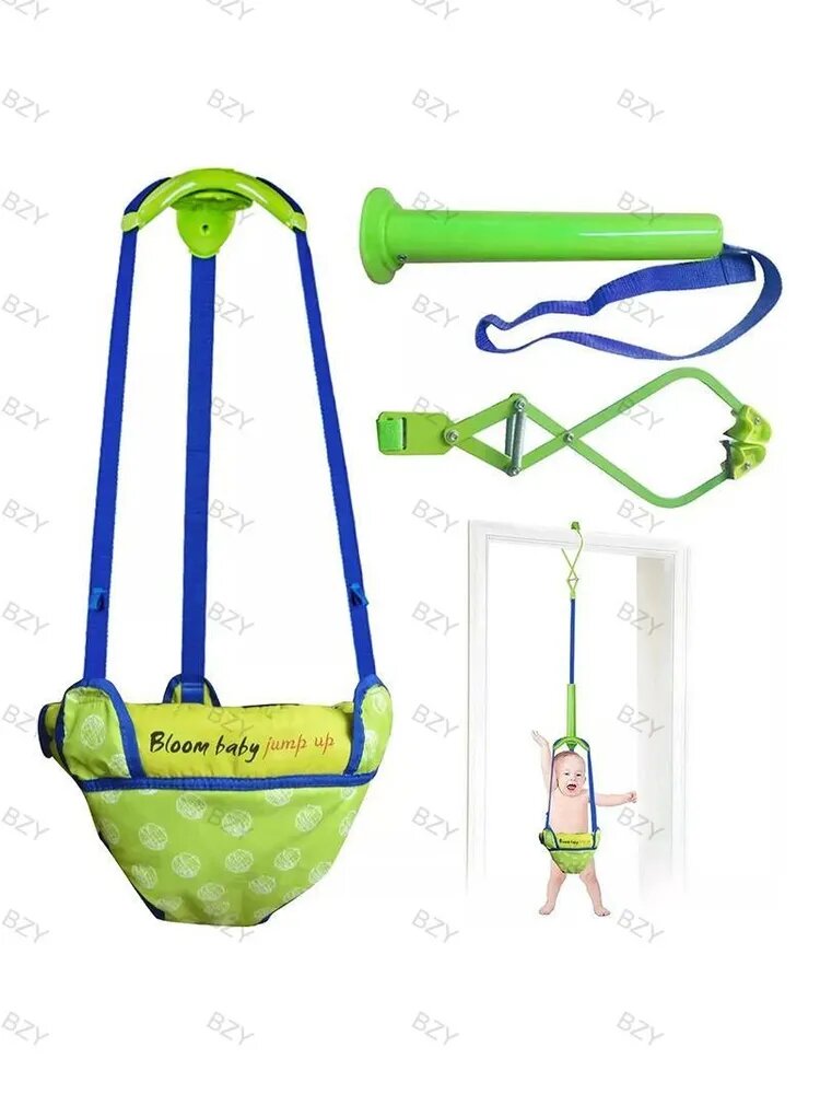 Bloom baby jump up Прыгунки зеленый многофункциональный прыгун для детей от 6 месяцев до 2 лет