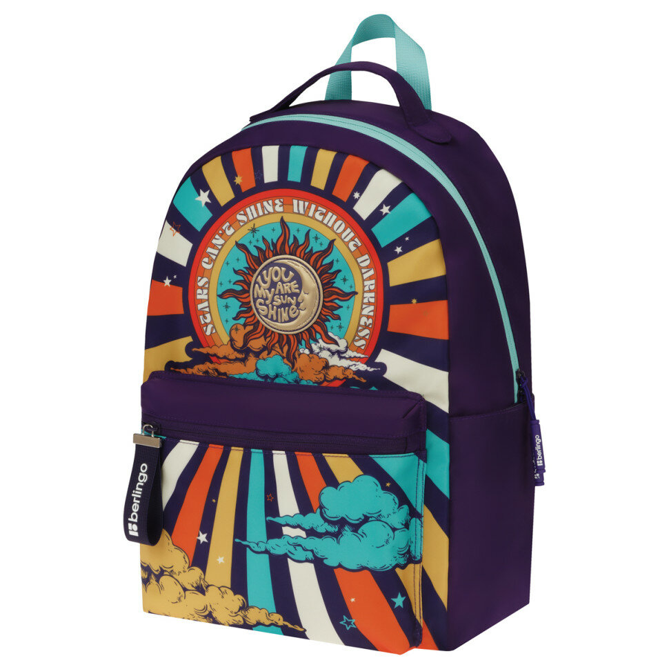 Рюкзак Berlingo "Groovy" 41*28*16см, 1 отделение, 3 кармана, уплотненная спинка, 351980