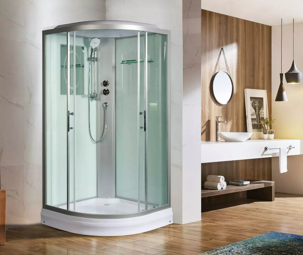 Душевая кабина WELTWASSER WW500, с тропическим душем и гидромассажем, поддон