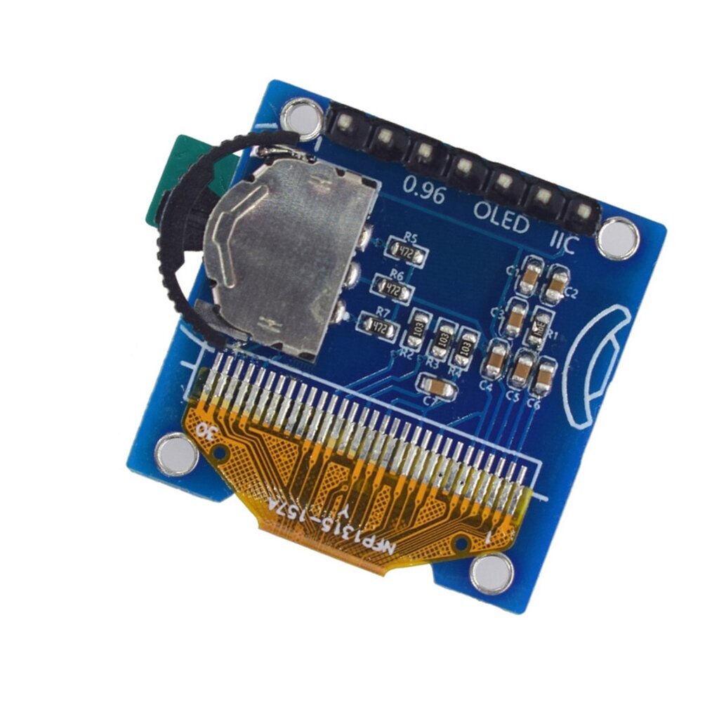 ЖК-модуль 0,96-дюймовый ЖК-дисплей SSD1315 Модуль разработки дисплея с поворотным кодированием