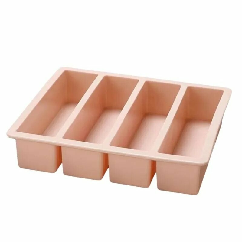 Форма для льда Food, силикон, 14.5 см x 17.5 см х 3,5 см, розовый цвет