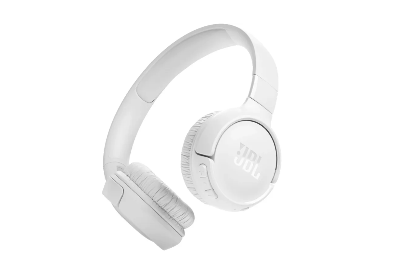 Беспроводные bluetooth наушники JBL T520BT, накладные, белые