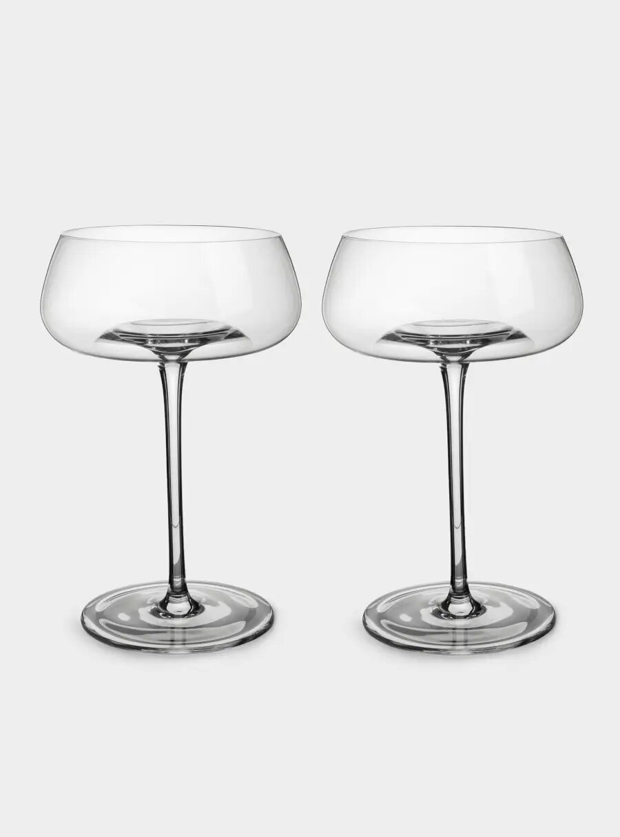 Бокал-креманка для шампанского, 270 мл, 2 шт, кристальное стекло, Opera