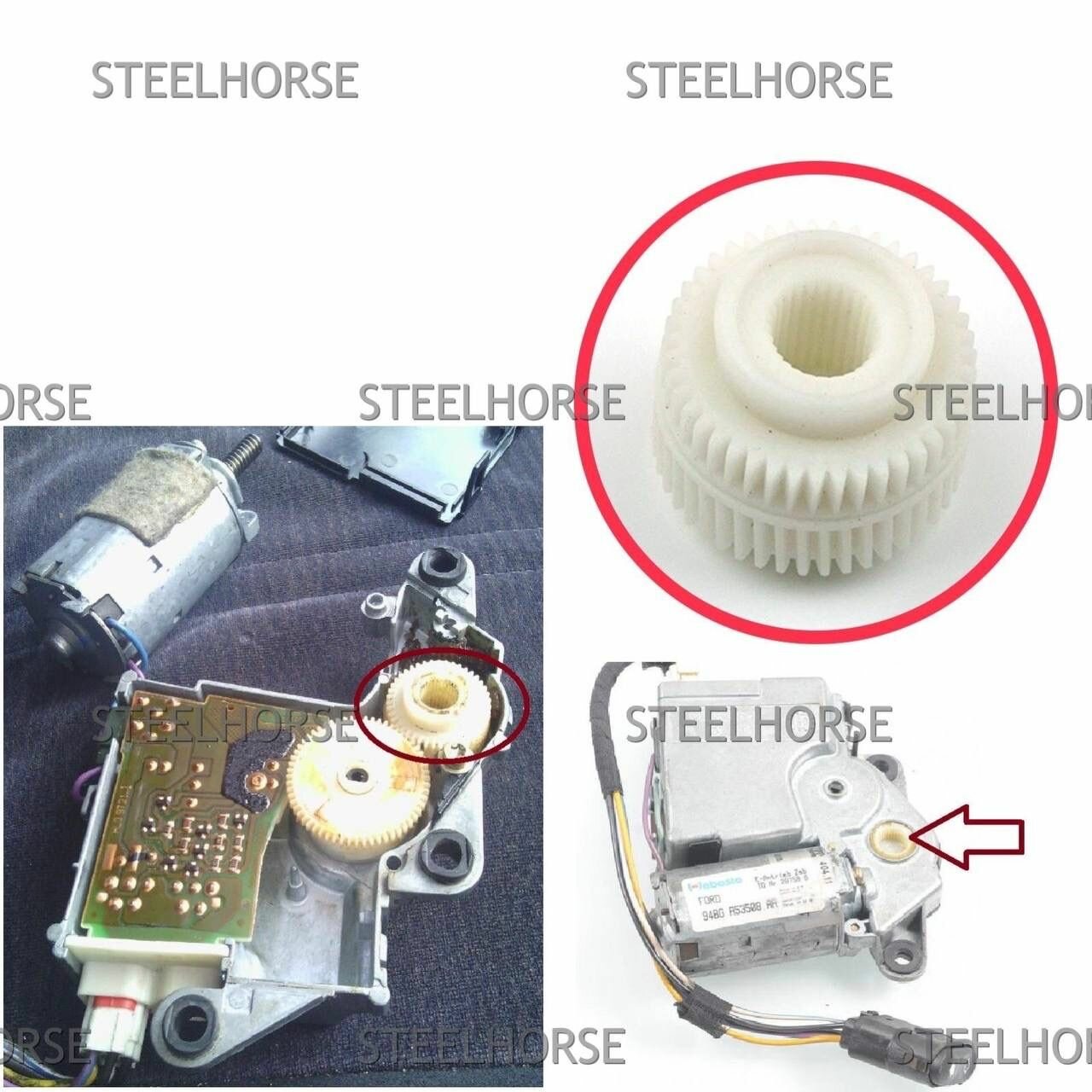 Шестерня мотора люка Ford Mondeo 2 1996-2000