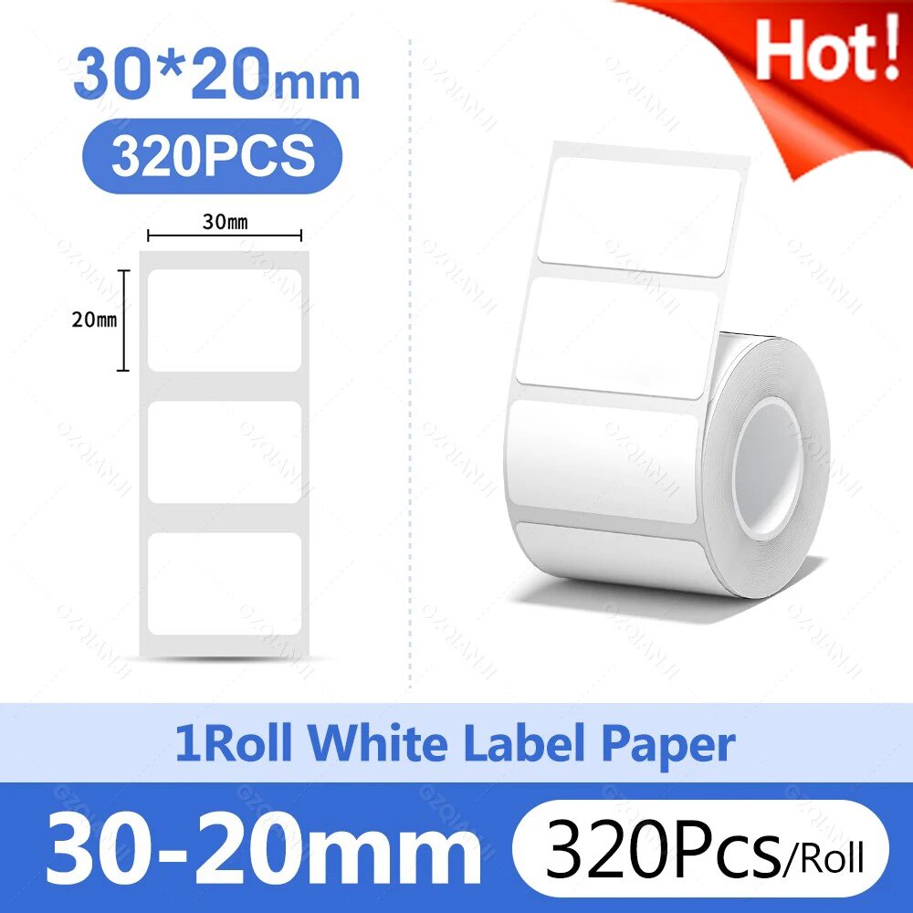 Этикетки самоклеящиеся 30x20mm, 320шт