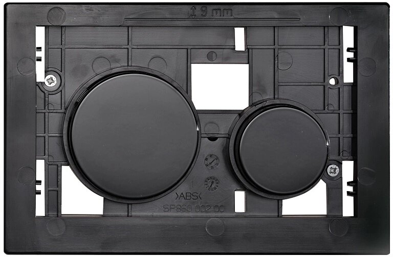 Кнопка для инсталяции TECE TECEloop modular 9240667 для унитаза, без лицевой панели, клавиши черные