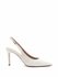 Босоножки Roberto Festa Tapered toe slingback sandals, размер 40, бежевый/белый