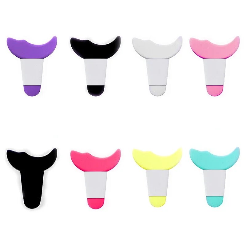 Силиконовые трафареты для глаз 3 в 1 1pc long handle