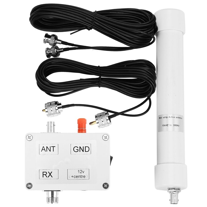 Активная антенна 10 кГц до 30 МГц Mini Whip Hf Lf Vlf Vhf Sdr Rx с портативным кабелем