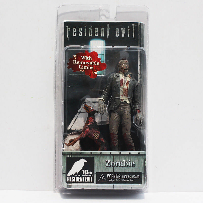 NECA Resident Evil Zombie Dog Зомби Собака Хэнк Ядовитый противогаз Подвижная модель игрушки ручной работы
