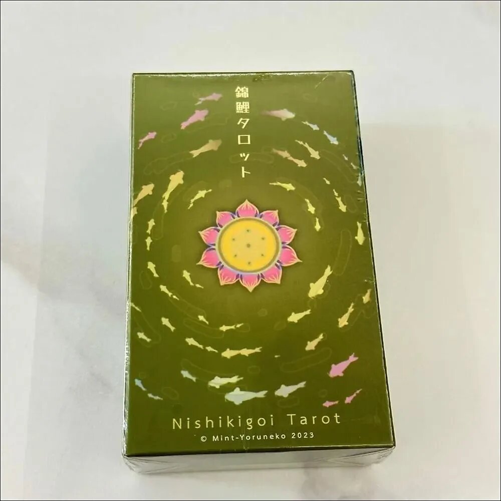 Карты Таро Nishikigoi Tarot, колода из 78 карт с изображением японских рыб кои — фото 1