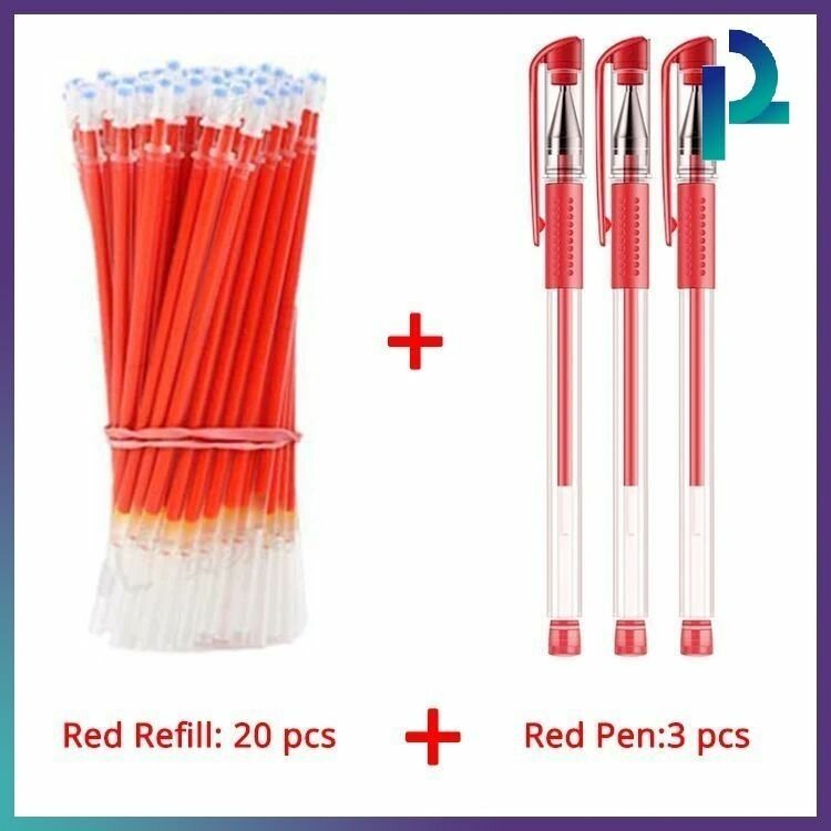 Эксклюзивные роллеры с гелевым стержнем 0.5 мм для учебы и работы представлены в черном, синем и красном исполнении