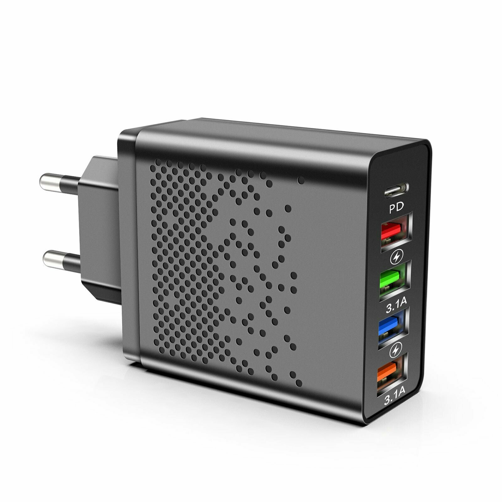 4 порта USB быстрая зарядка 5 В 1 адаптер PD48W 5V3A