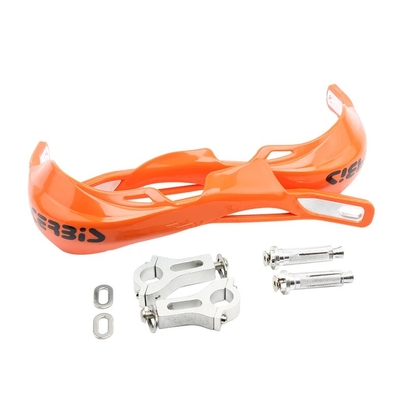 Эндуро защита рук крест мотоцикл цевье 28 мм 22 мм для KTM Yamaha Kawasaki Оранжевый, Orange 22MM