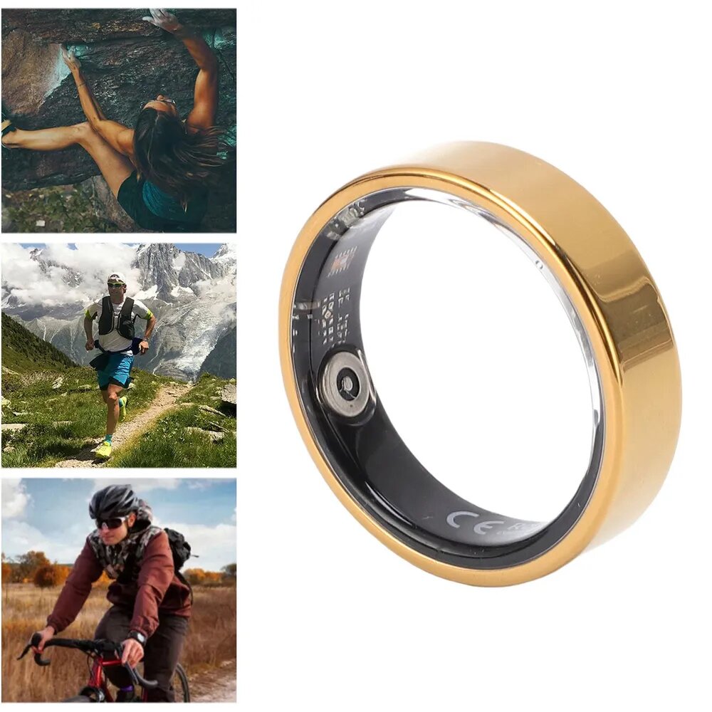 Smart Ring Фитнес-трекер Золото № 10 Фитнес кольцо для спорта и здоровья