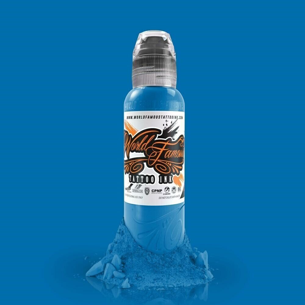 World Famous Ink тату краска Bangkok Blue - 15 мл
