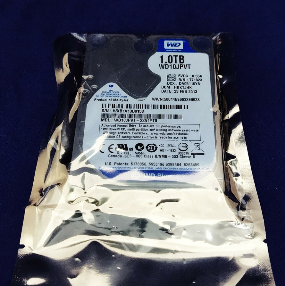 Жесткий диск Western Digital WD WD10JPVT 1 ТБ
