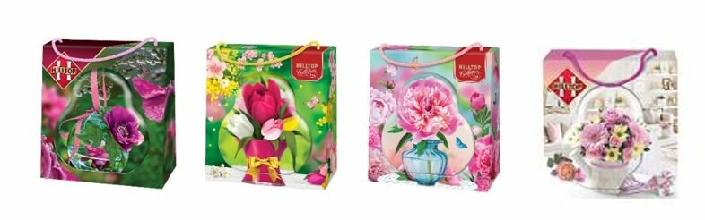 Чай HILLTOP "Подарок Цейлона" Аромат Весны микс - крупнолистовой цейлонский байховый черный /жесть/ 50г